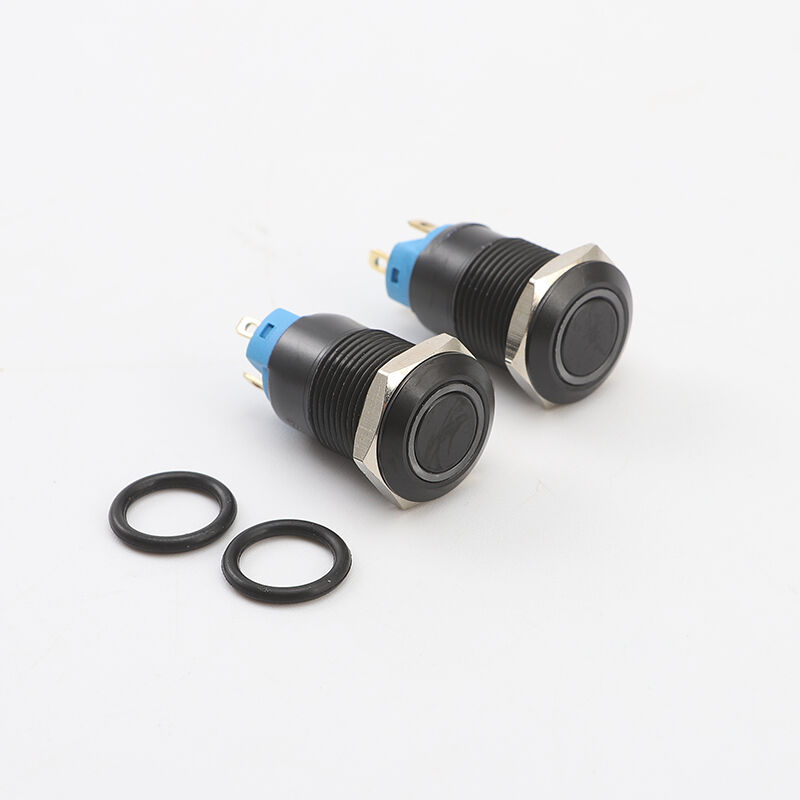 Buy Wholesale China 8mm Mini Illuminated Momentary No Nc Led Metal Push ...