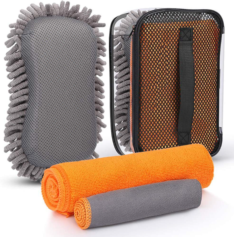 Buy Wholesale China 3pcs Car Detailing Wash Sponge Towels Interior Car ...