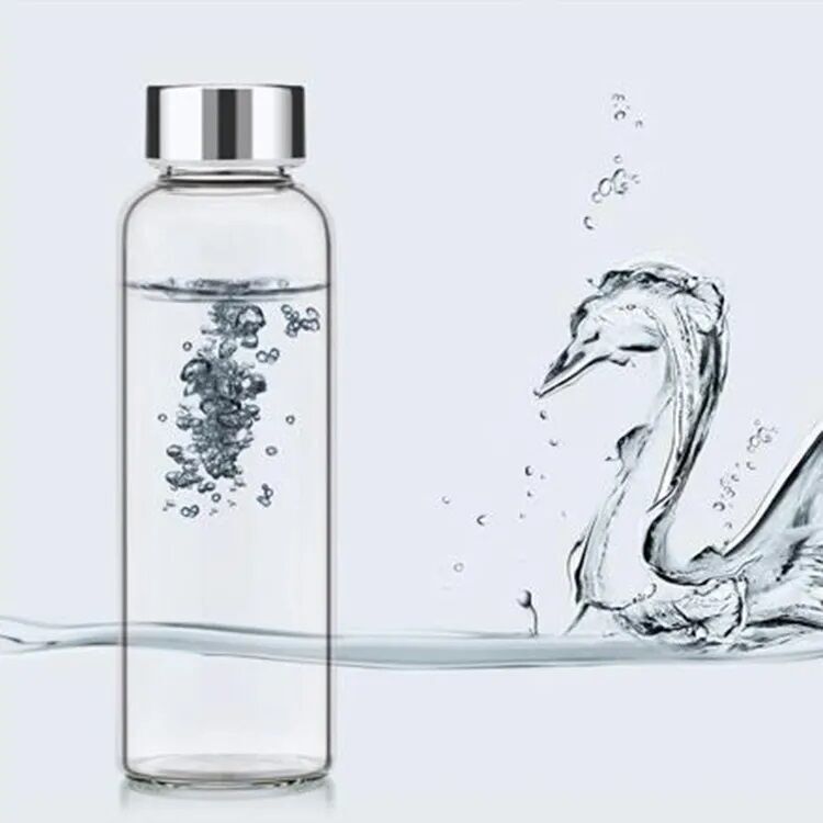 Metier High Borosilicate Glass Bottle Clear Borosilicate Glass Water ...