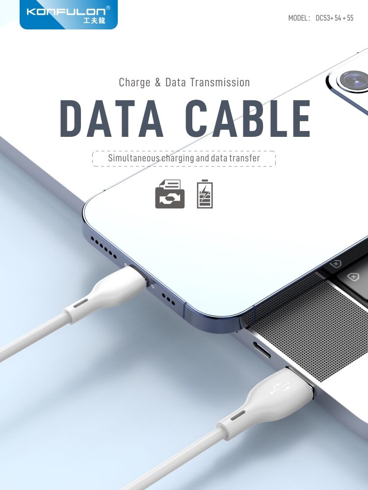 Buy Wholesale China Konfulon Wholesale New Tpe Data Cable 5v 2.4a Fast ...