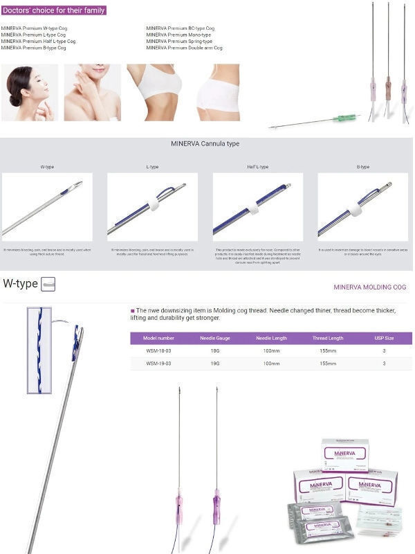 Korea Minerva Pcl Pl La Pdo Thread Face Lift Minerva Mono 30g 25mm 26g ...