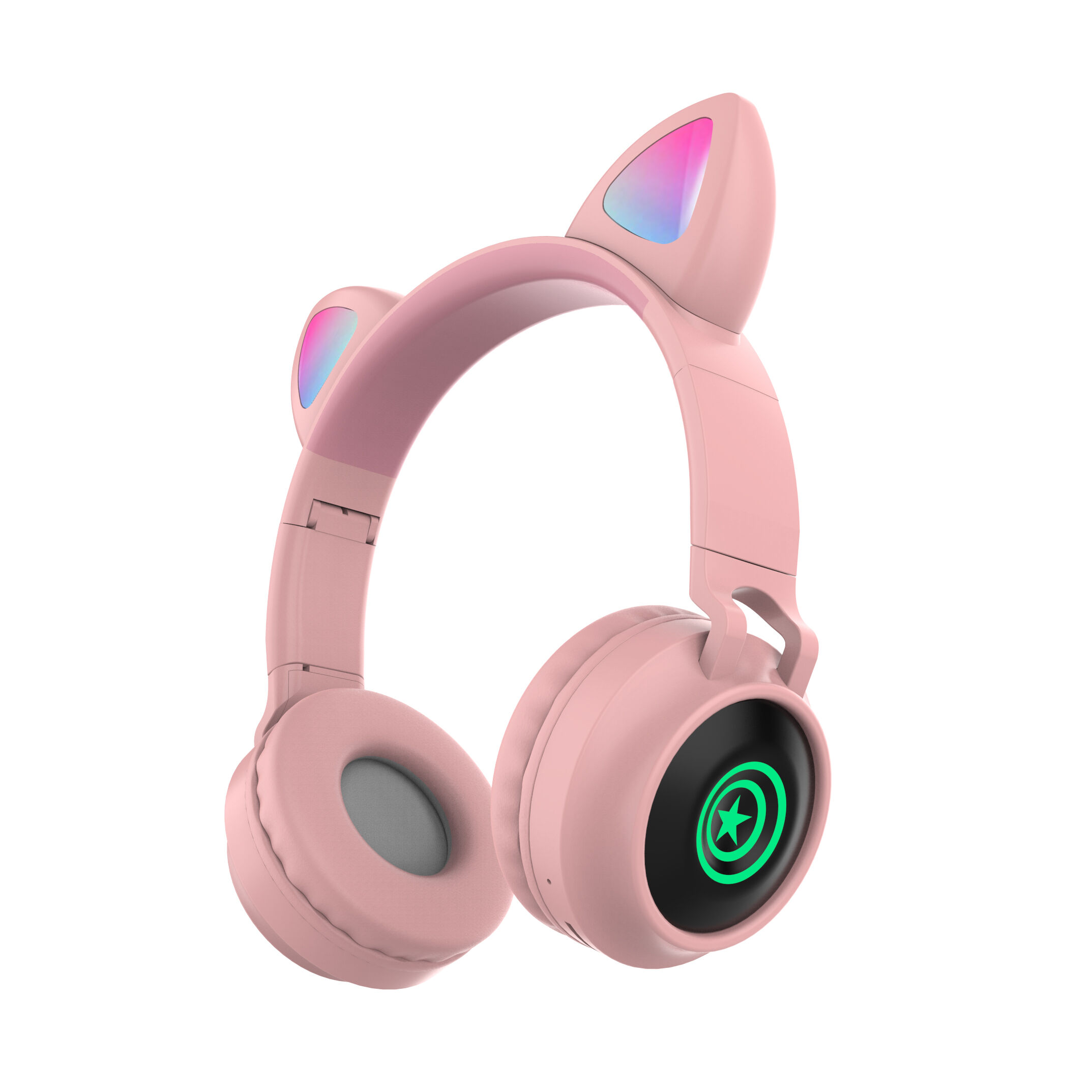 Bluetooth Children Headphones With Glowing Light Kids Headsets With ...