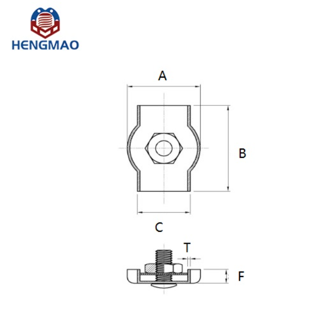 High Quality Metric Stainless Steel Single Cable Clip Wire Rope Clamp ...