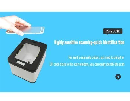 2d Qr Platform Barcode Scanner With Usb Or Rs232 Interface Hs-2001c $17 ...