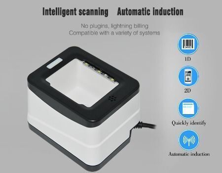 2d Qr Platform Barcode Scanner With Usb Or Rs232 Interface Hs-2001c $17 ...