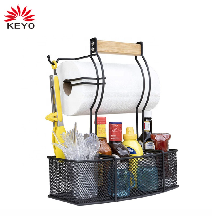 Buy Wholesale China Grill Utensil Steel Caddy Condiment Caddy Bbq ...