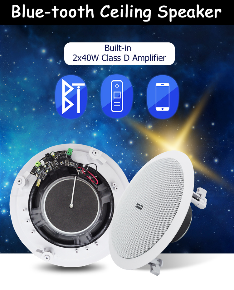 Buy Wholesale China Smart Bt In Ceiling Active Speakers Home Surround ...