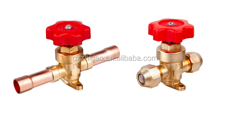 O-ring Type Diaphragm Km-1/4 Widely Used Air Conditioner Stop Valve ...