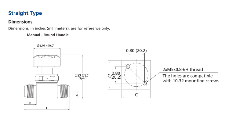 316l Stainless Steel Gfs(vcr) Fittings 3000 Psi Vcr Pneumatic Diaphragm ...