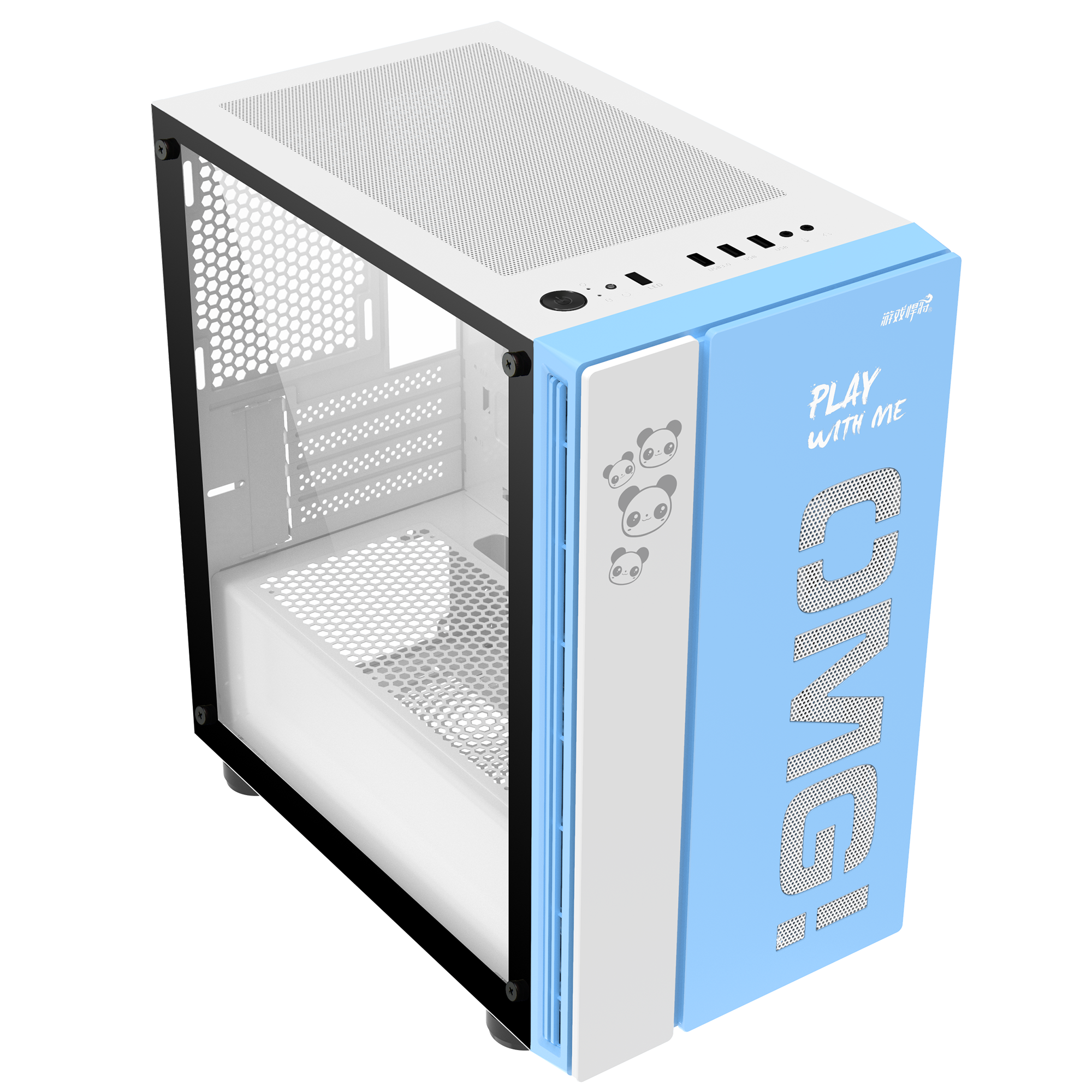 Buy Wholesale China Multple Coloratx Desktop Computer Gaming Pc Case ...