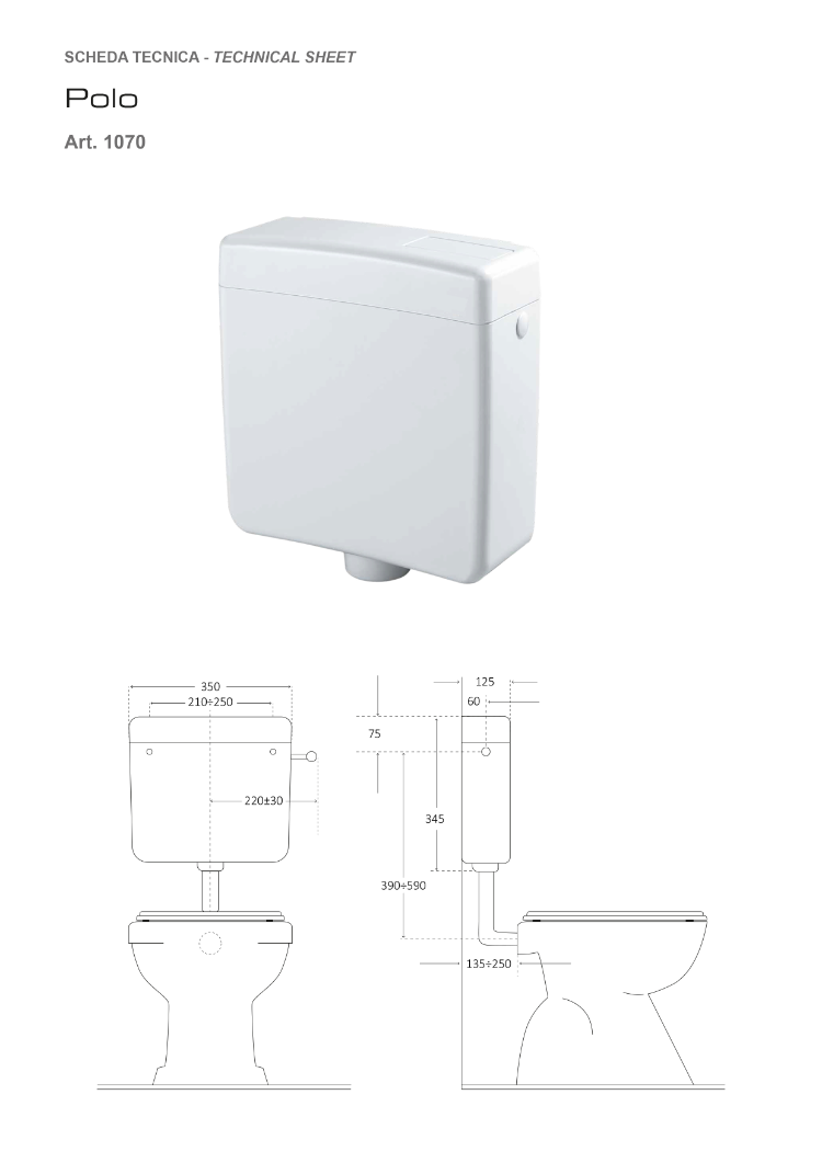 Meeting European Standards Simple Style Toilet Tanks Which Has A ...