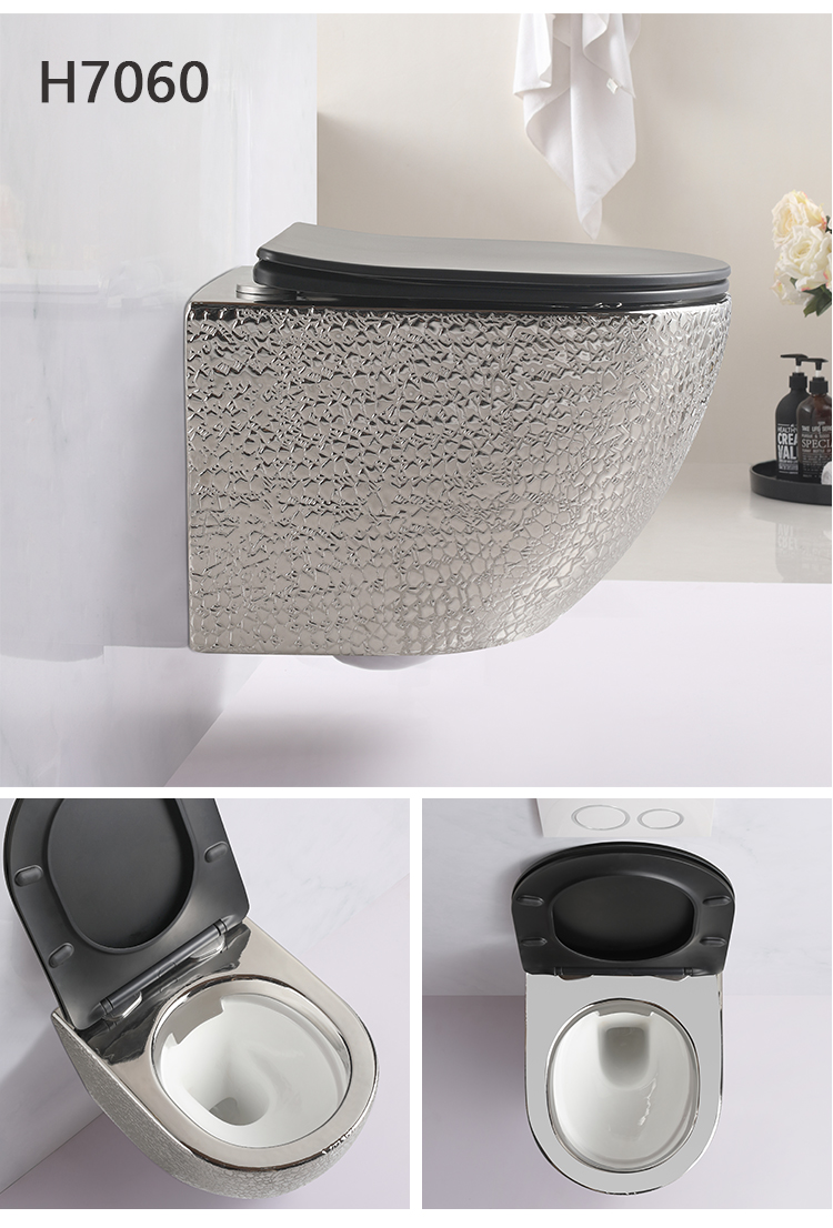 Buy Standard Quality China Wholesale Luxury Floating Toilet Gold Wall ...