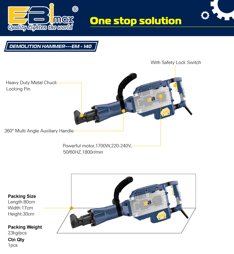 Buy Standard Quality China Wholesale Ebimax Demolition Hammer Sds Plus ...