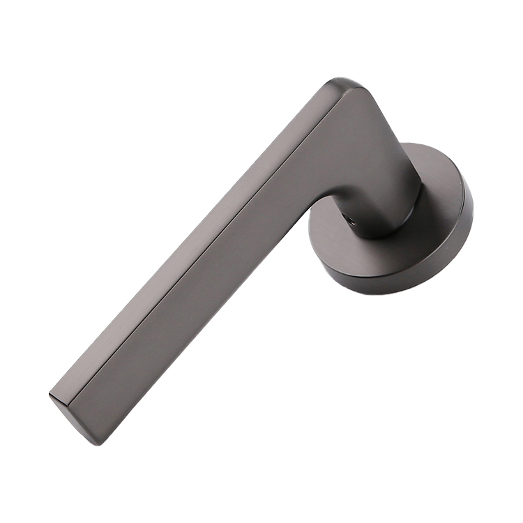 Akada Grey Matt Satin Black Nickel High Quality Door Handle Lock Zinc ...