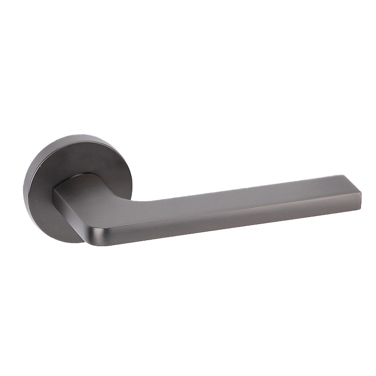 Akada Grey Matt Satin Black Nickel High Quality Door Handle Lock Zinc ...
