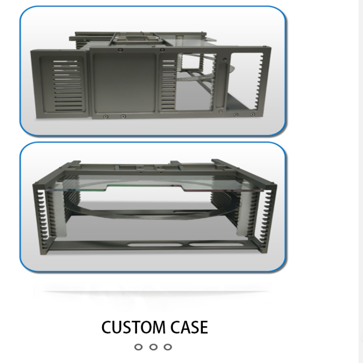 Wafer Carrying Frame Box 12 "13 Aluminum Alloy Slot Hard Oxidation Anti ...