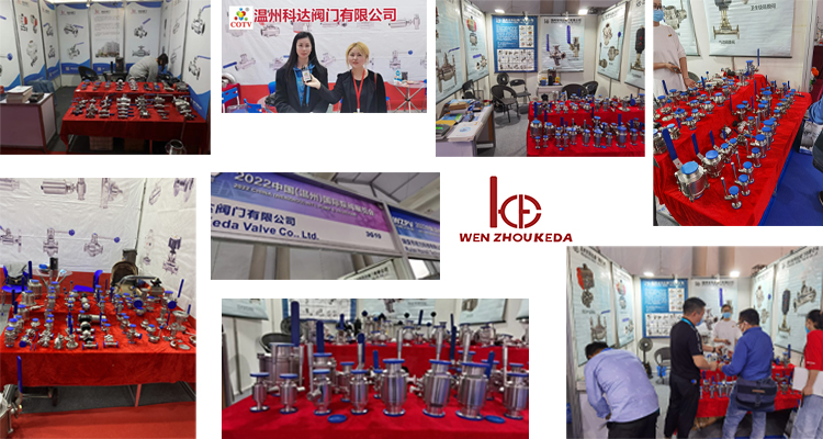 Buy Wholesale China Keda D71x-16p Manual Butterfly Valve Pair Clamp Stainless Steel 304 316 ...