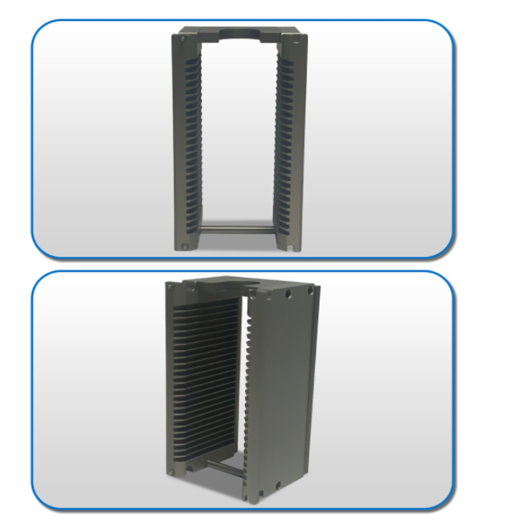 Wafer Frame Box 2 '' 25 Slot Wafer Cassette Precision Processing Anti ...