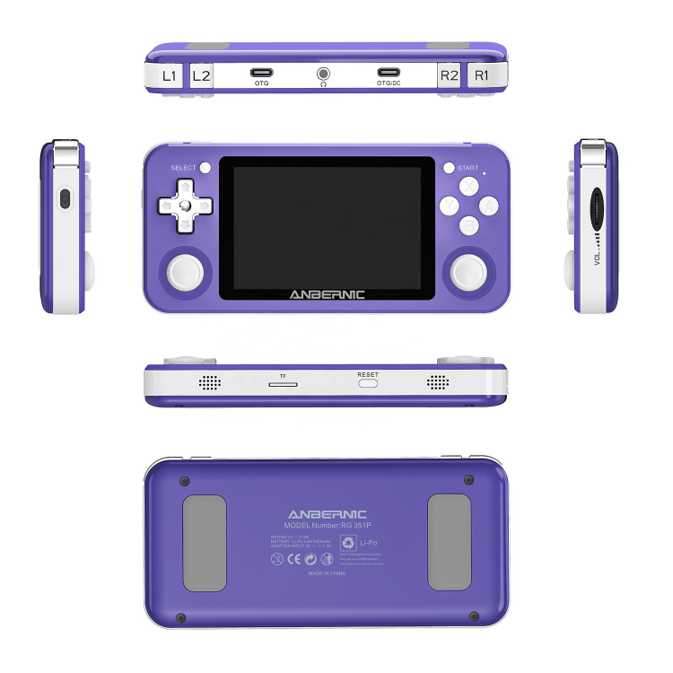 Anbernic Open Source Handheld Rg 351p/351mp/351m/280v Retro Nostalgic ...