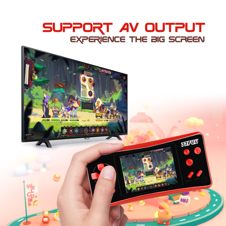 Qs4 Plus 3.2 Inch Large Screen Tv Out Arcade Game Handheld Game Players ...
