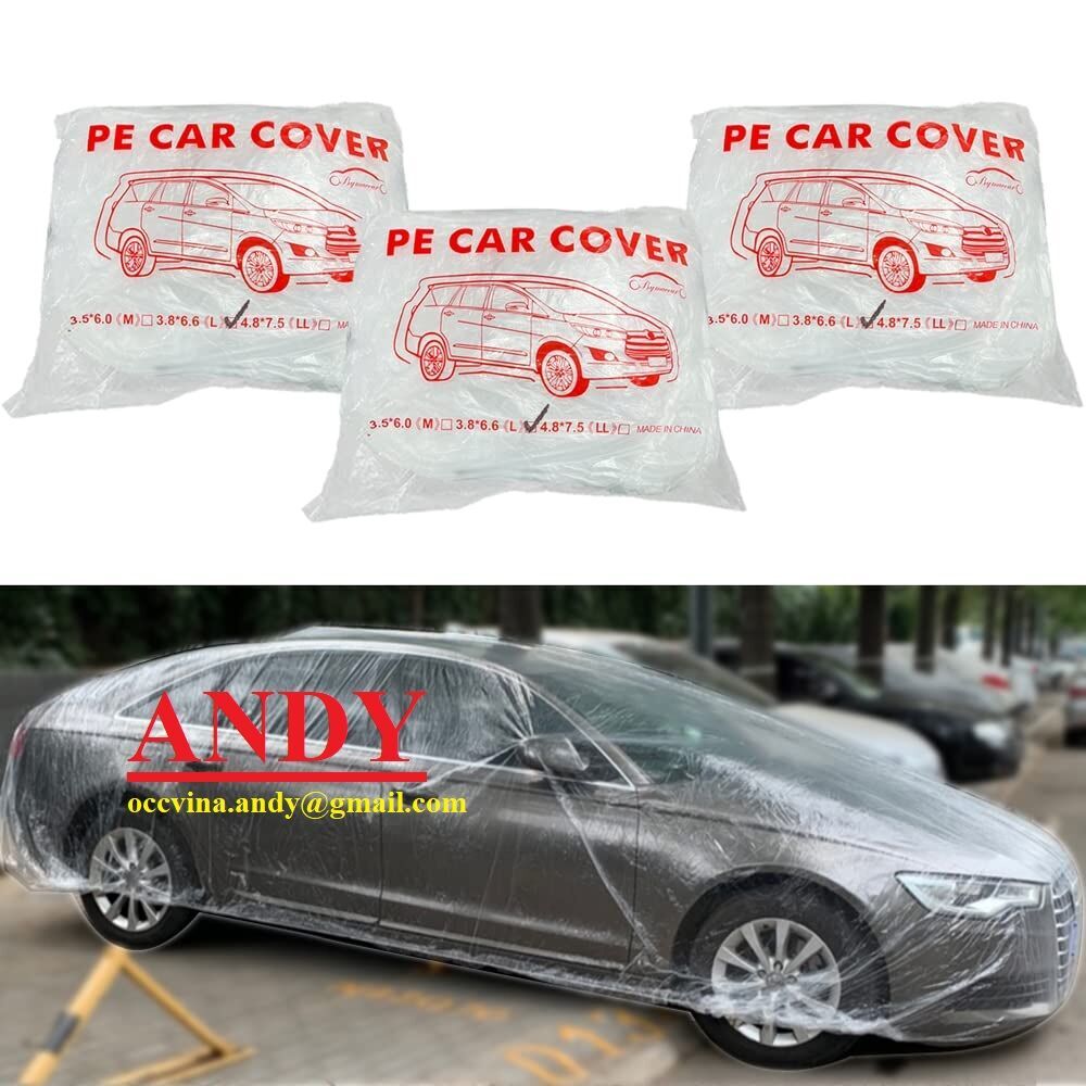 Buy Wholesale Vietnam Disposable Car Cover & Pe Plastic Clear Car ...