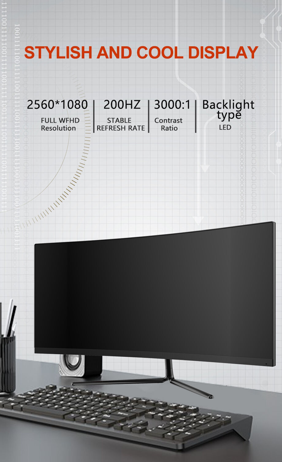 Buy Wholesale China Factory Price Curved Screen Monitors 30 Inch ...