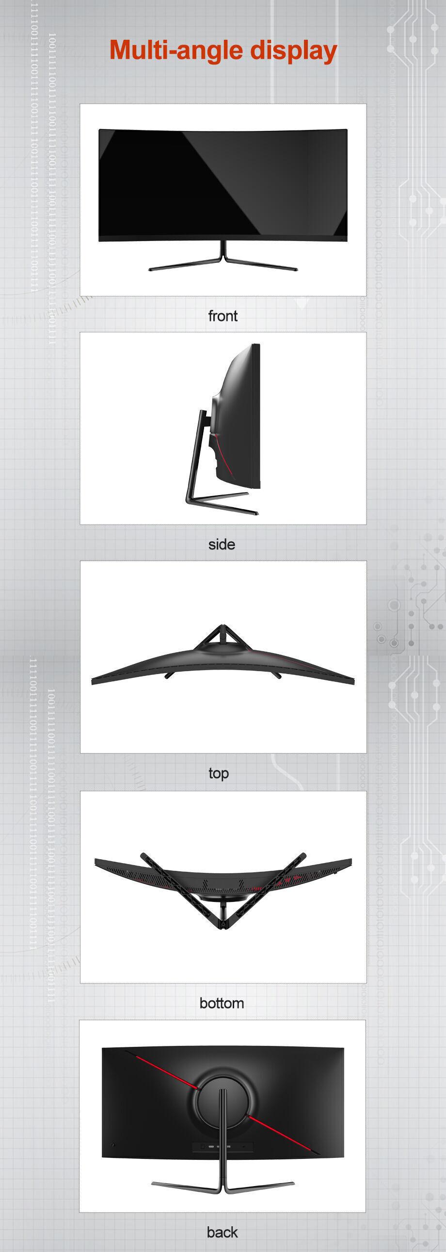 Buy Wholesale China Factory Price Curved Screen Monitors 30 Inch ...