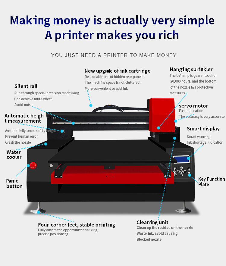 Refinecolor Zz1s Professional Personalized A3 Uv Printer Digital ...