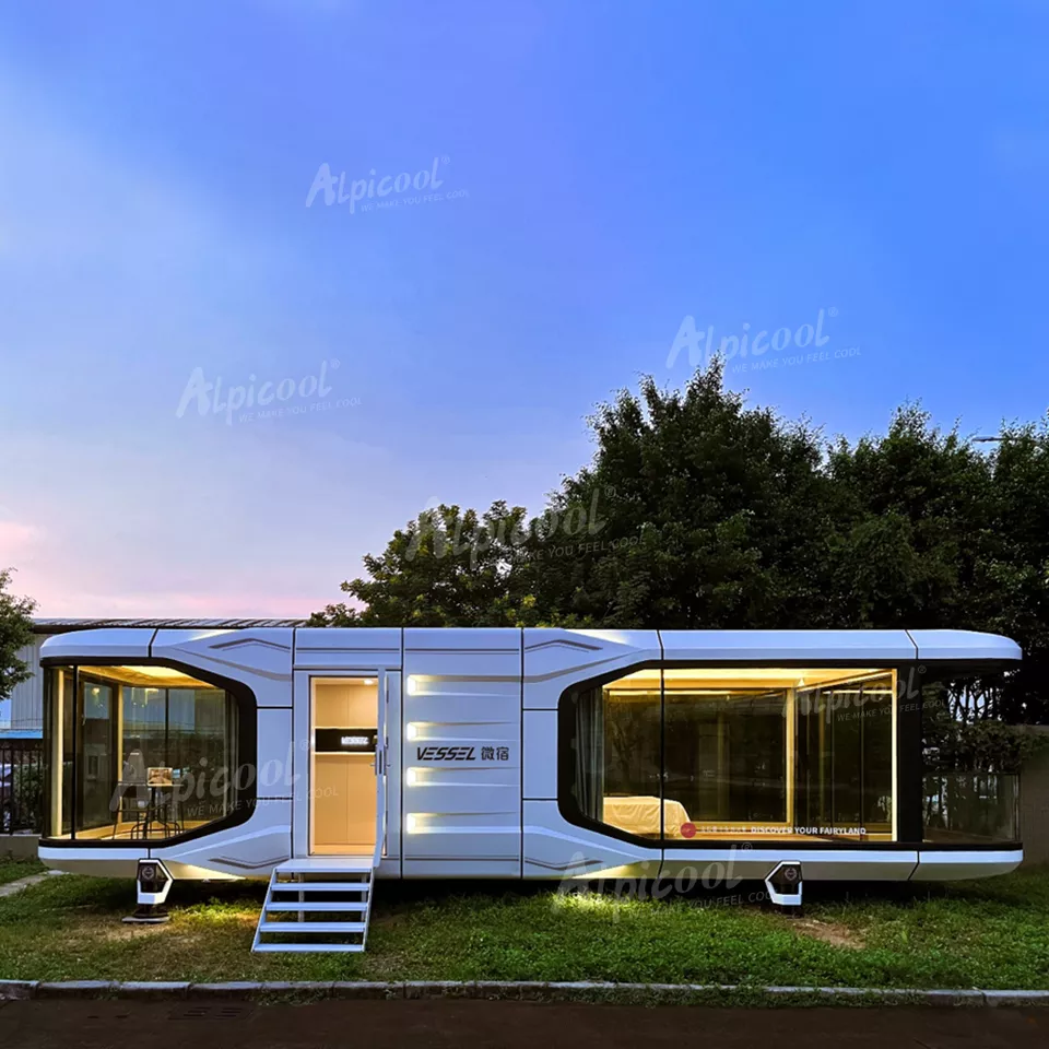 Prefab House Space Capsule Bed Cabin Hotel Container Home Sleep Pod ...