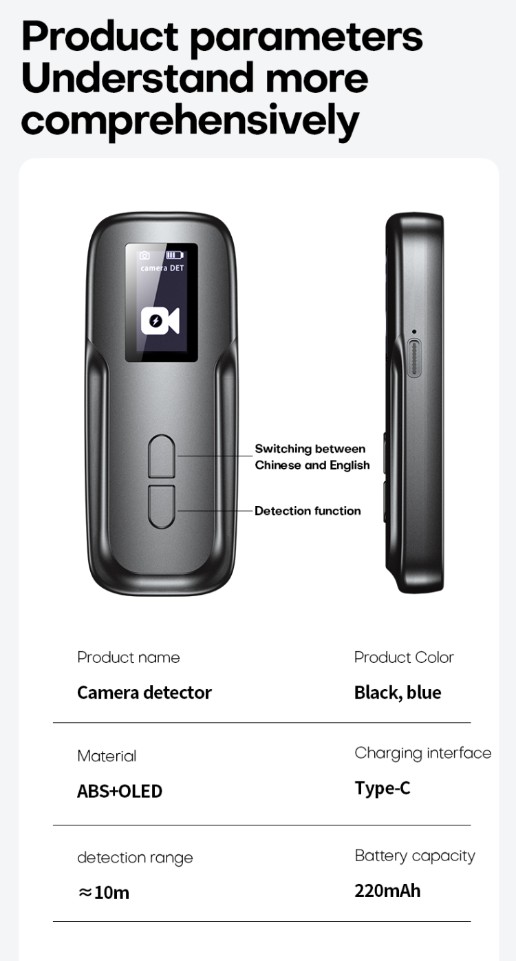 Portable Wireless Detector Wifi Camera Gps Signal Finder Locator Rf ...