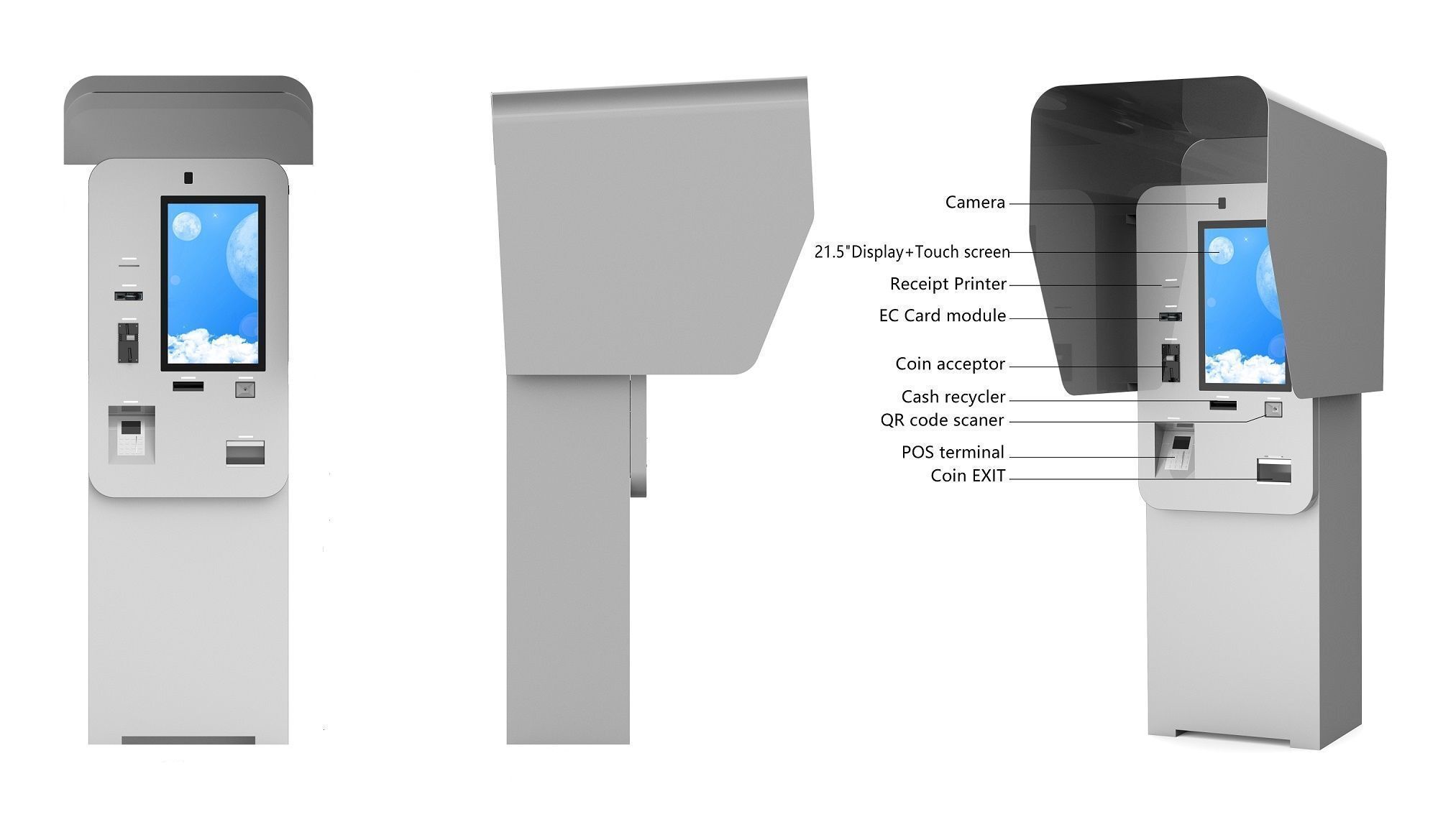 Buy Wholesale China Outdoor Smart Car Parking Ticket Machine Parking ...