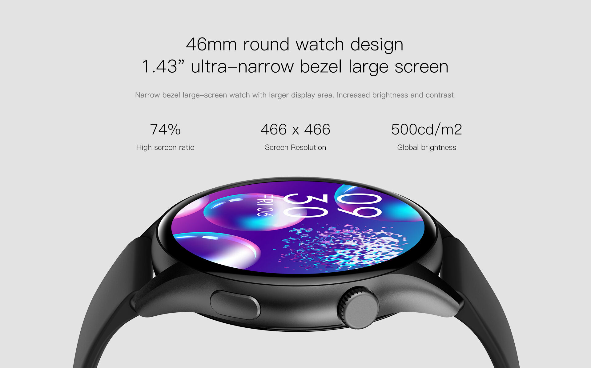 Buy Wholesale China Popular 1.43' Amoled Display Smart Bracelet Smart ...