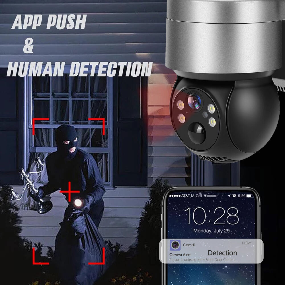 Buy Wholesale China 4mp Solar Charging Ptz Wifi Ip Camera For Home ...