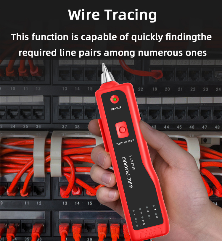 Ethernet Network Cable Tester Kit Rj11 Rj45 Cat5/5e Cat6 Lan Wire ...