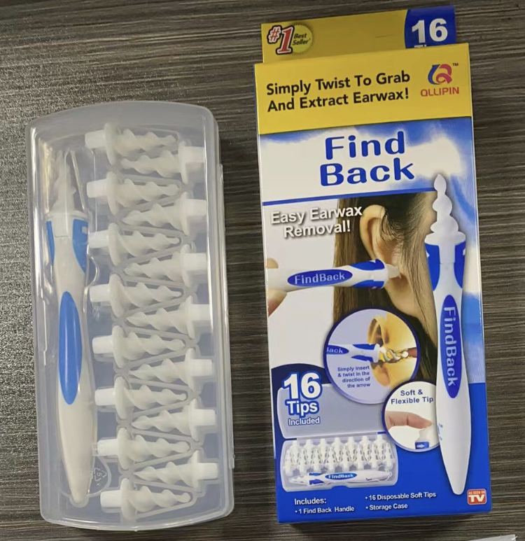 Ear Wax Remover Silicone Ear Cleaning Stick Smart Soft Spiral Cleaner ...