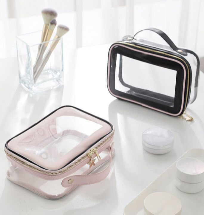Waterproof Pvc Or Eva Clear Zipper Makeup Bag Toiletry Travel Kit ...