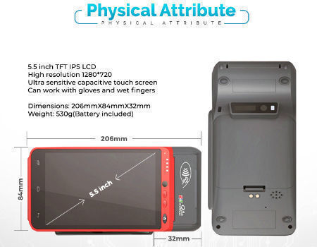 Buy Wholesale China Gprs Pos Terminal Wireless Mobile Terminal Android ...