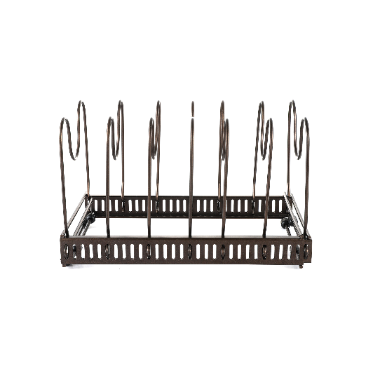 2021 Multifunctional Telescopic Kitchen Shelf Wrought Iron Pot Cover ...