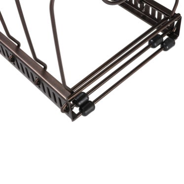 2021 Multifunctional Telescopic Kitchen Shelf Wrought Iron Pot Cover ...