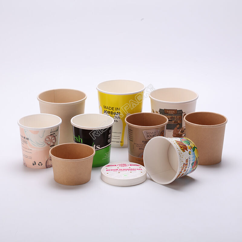 Buy Wholesale China Disposable Paper Soup Cup 8 12 16 24 32 Oz Paper ...