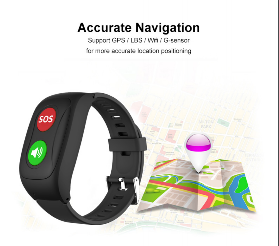 Buy Wholesale China 2g Elderly Emergency Gps Watch Location Tracker Sos ...
