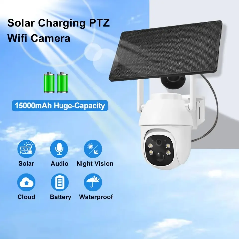 Buy Wholesale China 3 Megapixel Solar Panel Camera 4g With 4g Card Low ...