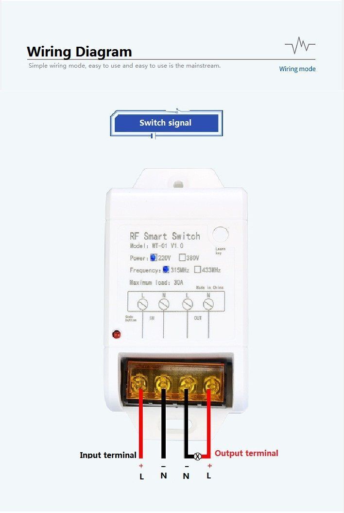 Buy Wholesale China Universal Remote Controller Switch 1ch Rf Remote Control Ac220v Transmitter ...