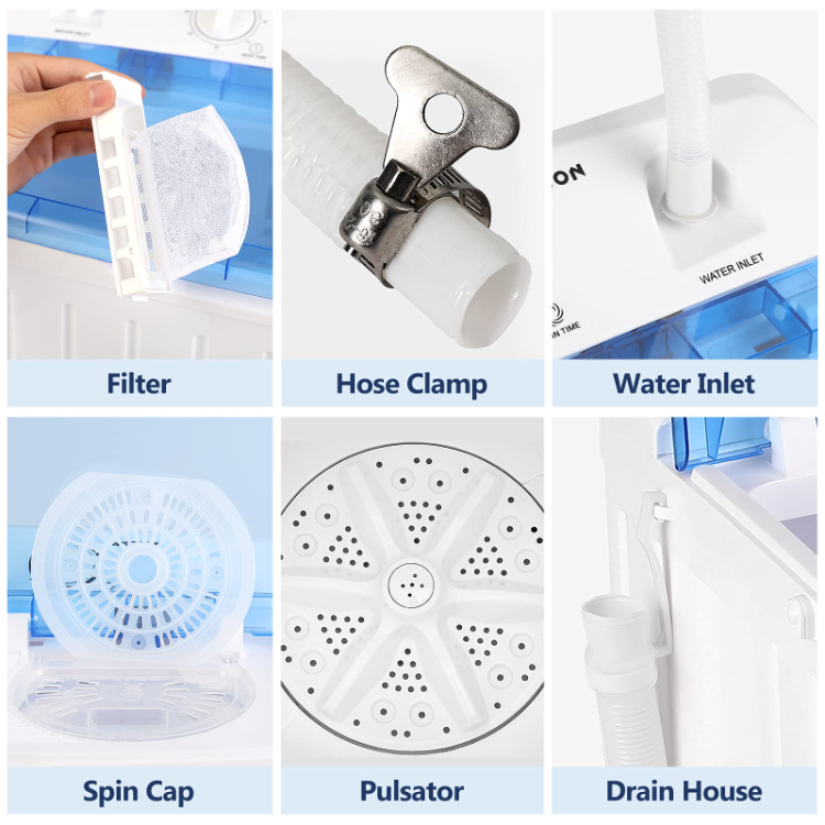 Custom Design Mini Compact Socks Clothes Shoes Top Loading Twin Tub ...