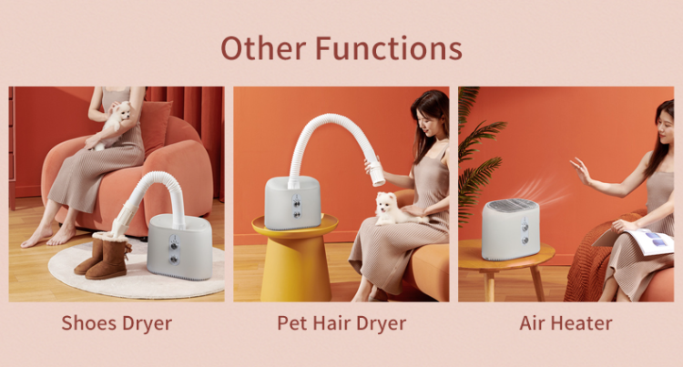 Multi-functional Dryer Shoe Clothes Drying Mite Exterminator Pet Dry ...
