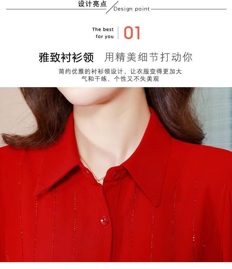 Buy Wholesale China Spring Pure Color Fashion Silk Ironed Diamond Shirt ...