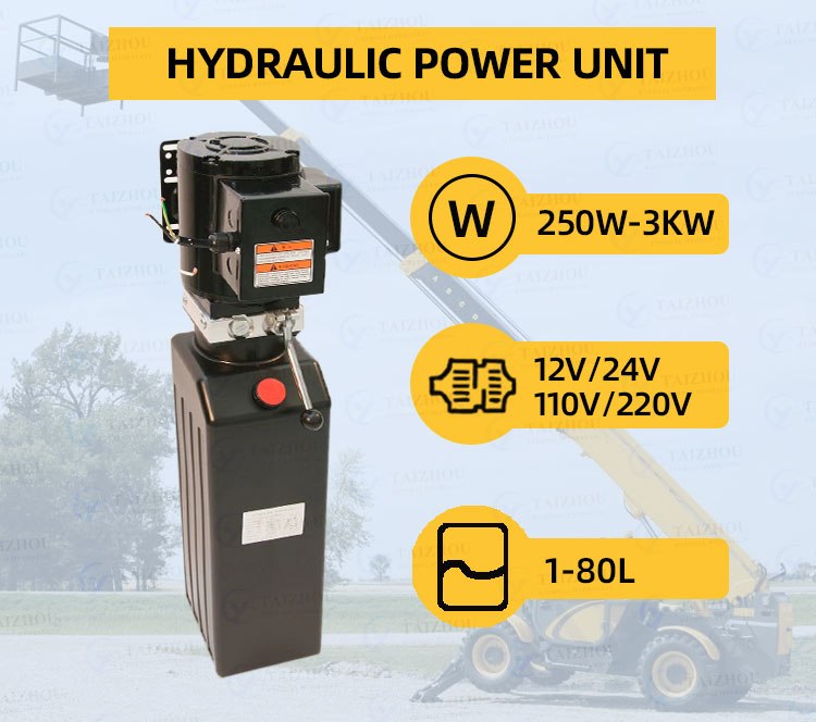 Dc Motor 12v 24v 220v Hydraulic Power Unitfor Pitter Trailer Automotive ...
