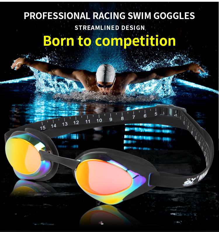 Buy China Wholesale Race Swimming Goggles Adult Mirrored Swimming ...