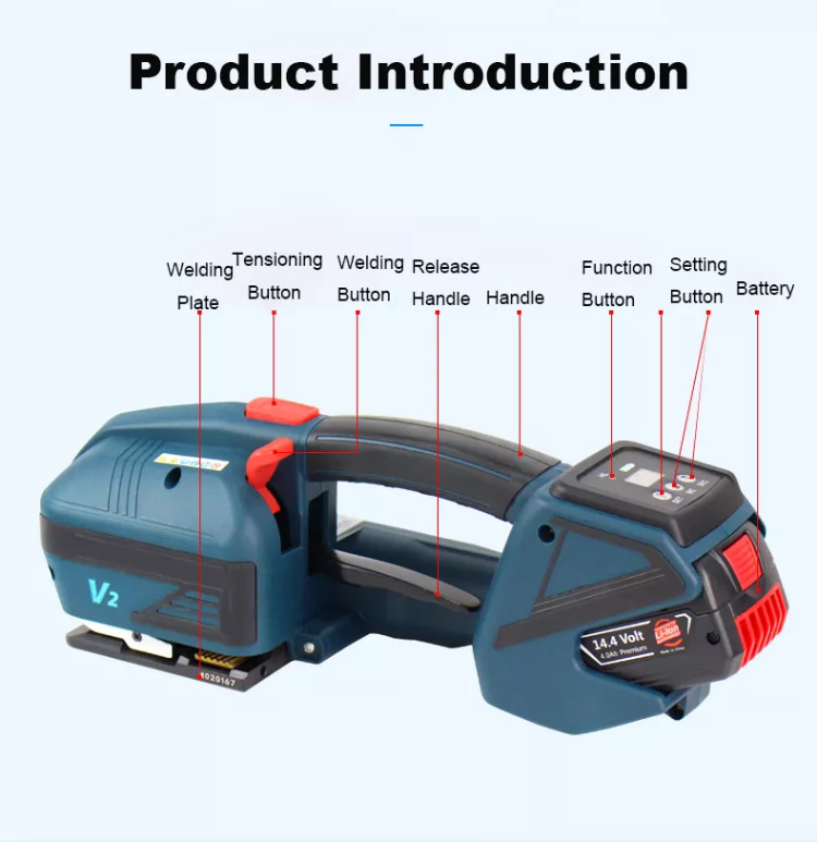 Buy Wholesale China Automatic Strapping Machine 4000mha Battery Powered ...