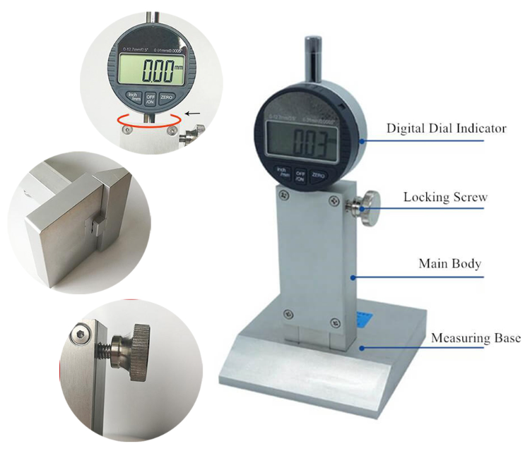 Buy Wholesale China Digital Dial Gauge Road Pavement Marking Thickness ...